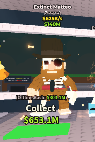 SECRET EXTINCT MATTEO STEAL A BRAINROT SPECIAL EVENT EXLCUSIVE | eBay