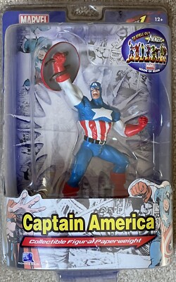 Marvel CAPTAIN AMERICA 7” Resin Figurine Series 1 Avengers Monogram NEW ...