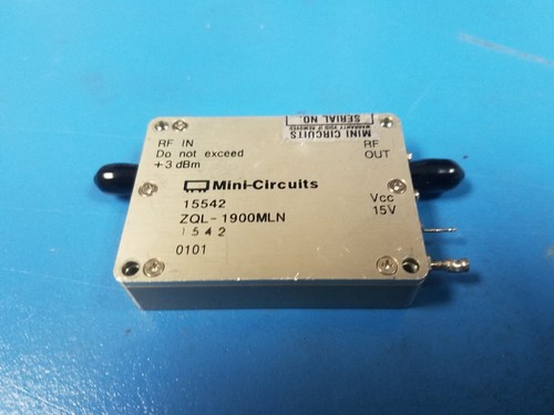 MINI CIRCUITS 15542 ZQL-1900MLN LNA 50Ω 1850 to 1910 MHz SMA Female | eBay