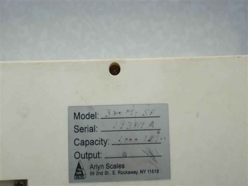 Arlyn Scales 380M-SP 380MSP Scale Readout Cap. 1000 x .2 lb/450 x.1 kg ...