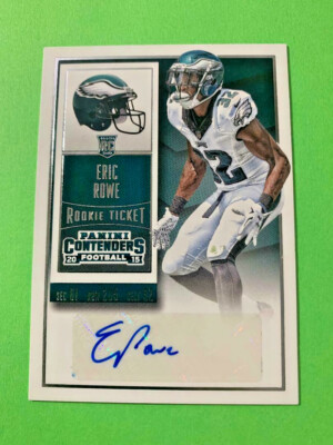 2015 Panini Contenders Rookie Ticket Eric Rowe Rookie Autograph Card | eBay