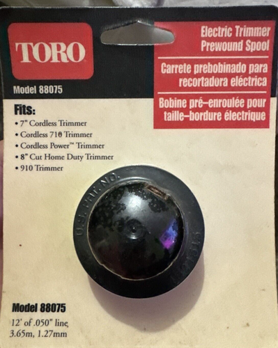TORO ELECTRIC WEED TRIMMER PREWOUND SPOOL MODEL 88075 W/ 12' OF .050 ...