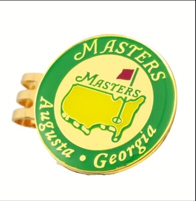 Masters Tournament Golf Marker W/ Hat Clip Augusta National PGA Golf ...