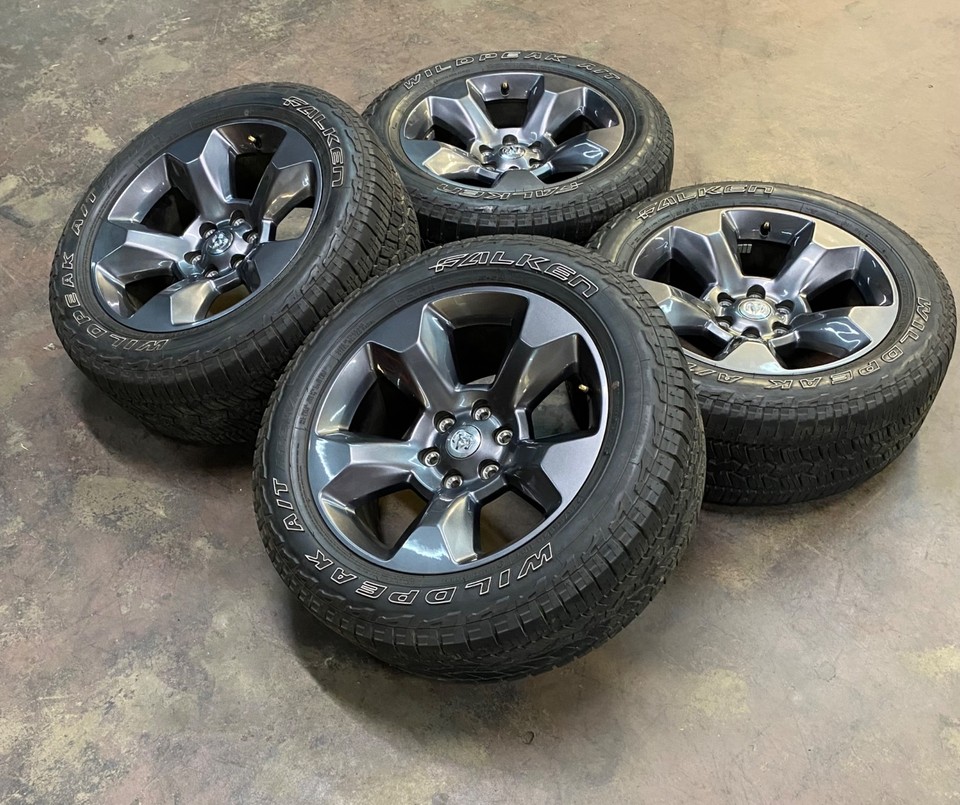 Set of Used 20" '19-'25 Dodge RAM 1500 Rims on 275/55R20 Falken ...