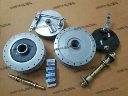 FIT For Royal ENFIELD Bullet 350 500cc Front & Rear Wheel Hub Drum | eBay