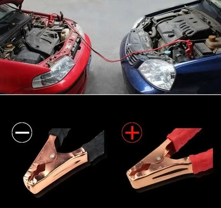 Jump Cable Heavy Duty 7 FT Booster 10 Gauge Cable Jumping Cables Jumper ...