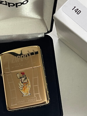 "Zippo in a Movie" 80th Anniversary eBay Collectible Serial Number 140/ ...