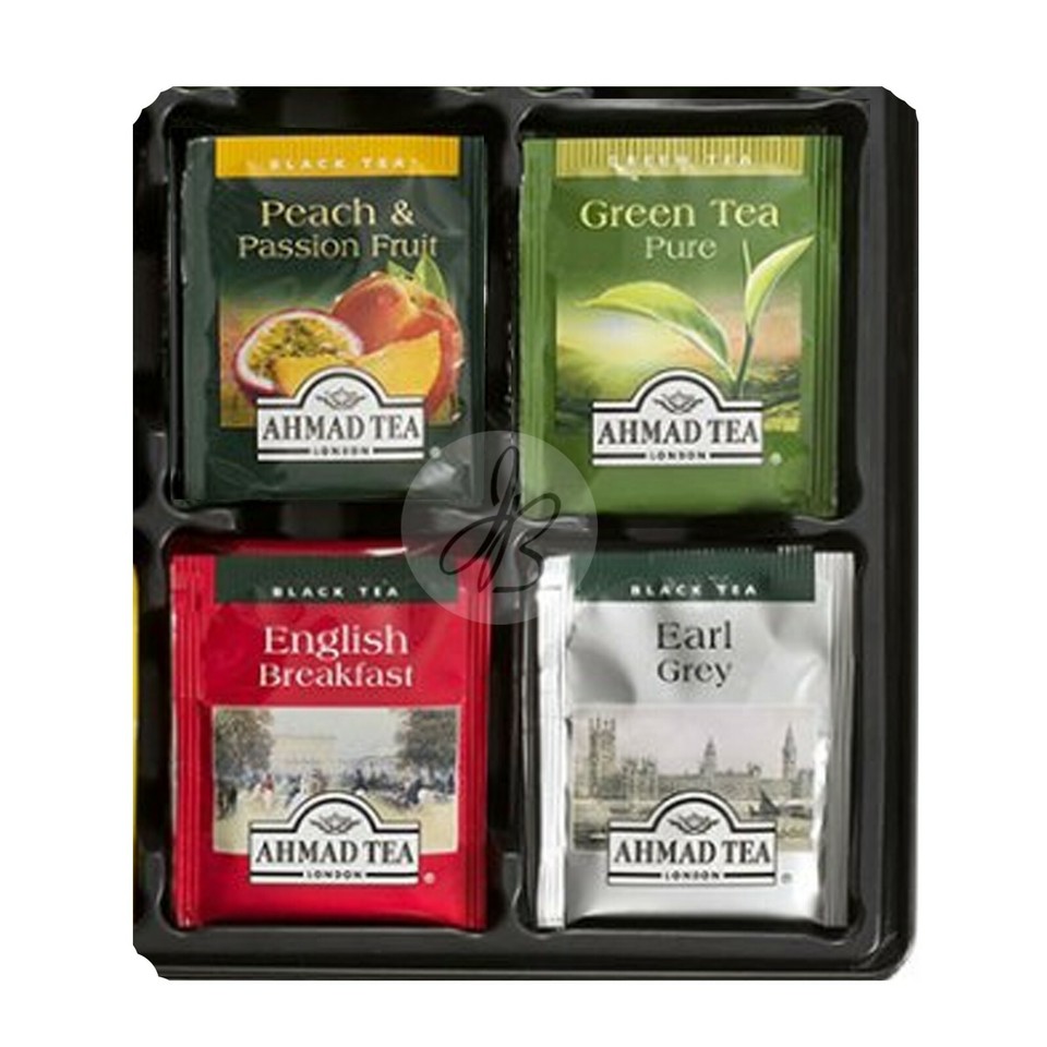 Ahmad Tea London Timeless Collection Quality Ceylon Tea Box with 32 Tea ...