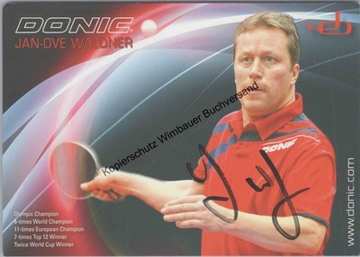 Original Autogramm Jan-Ove Waldner Tischtennis /// Autograph signiert ...