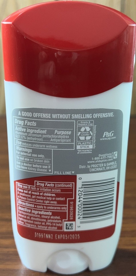 Old Spice High Endurance Anti-Perspirant Deodorant for Men, Fresh Scent ...