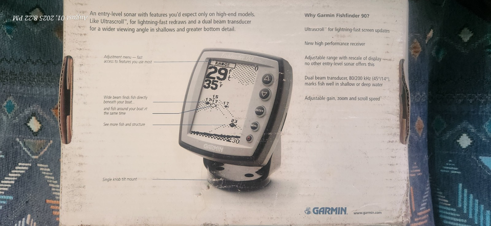 Garmin 90 Fishfinder with transducer | eBay