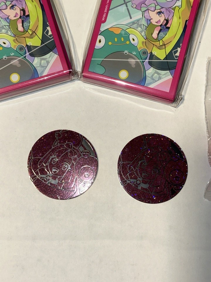Pokemon Iono 2x Deck Box, 2x Sleeves 2x Coins, 2x Dices | eBay