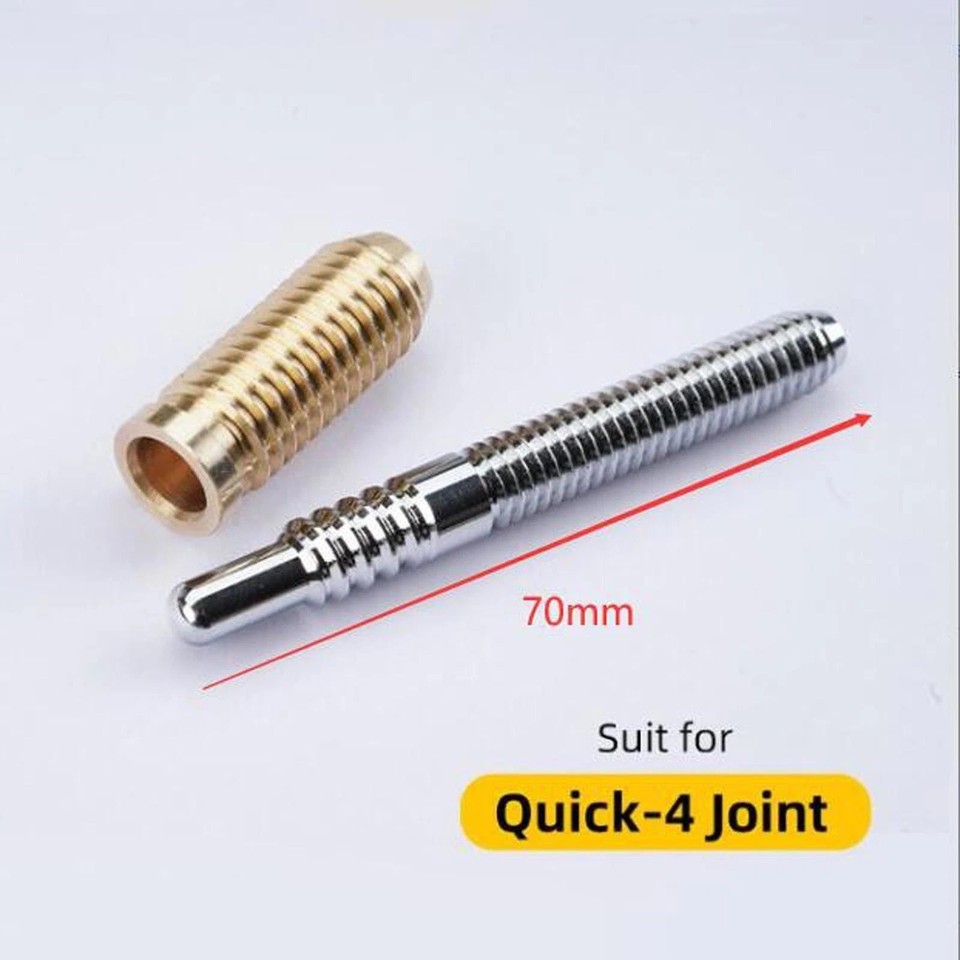 Billiards Pool Cue Joint Pin Insert Metal Easy Install for Quick 4 ...