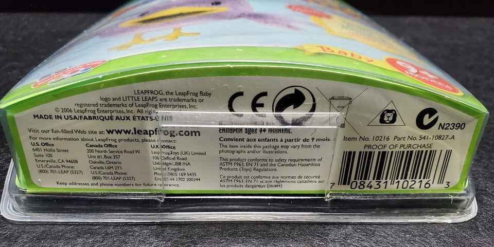 Leap Frog Baby Little Leaps PLAY & MOVE Learning Through Movement DVD ...