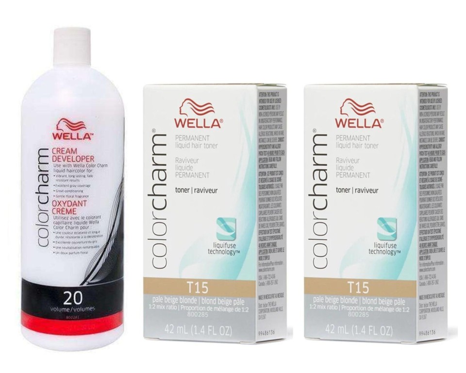 Wella Color Charm Liquid Hair Toner [T15] 42 ML /1.4 oz - CHOOSE Your ...