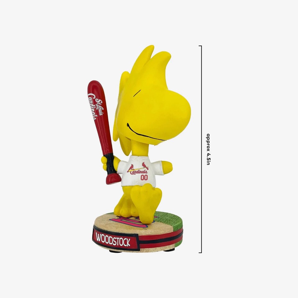 ST. LOUIS CARDINALS PEANUTS MINI BIGHEAD BOBBLEHEAD SET OF 3! FOCO NIB ...