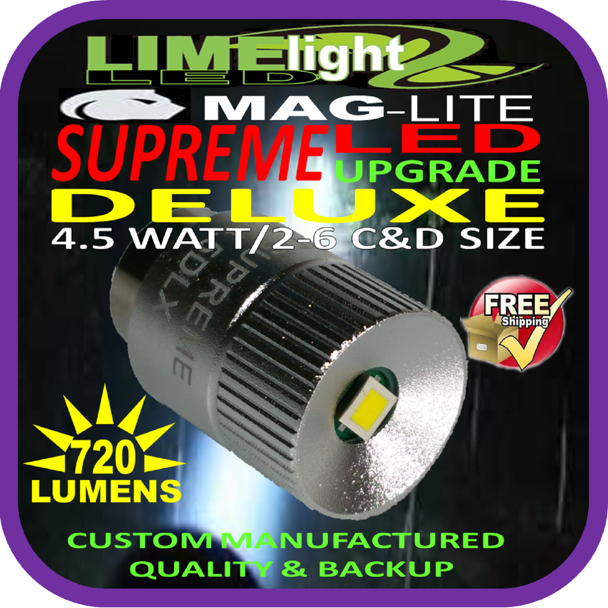 Maglite Led Replacement Maglite® 2 X D Cell Torch LED 3W Replacement