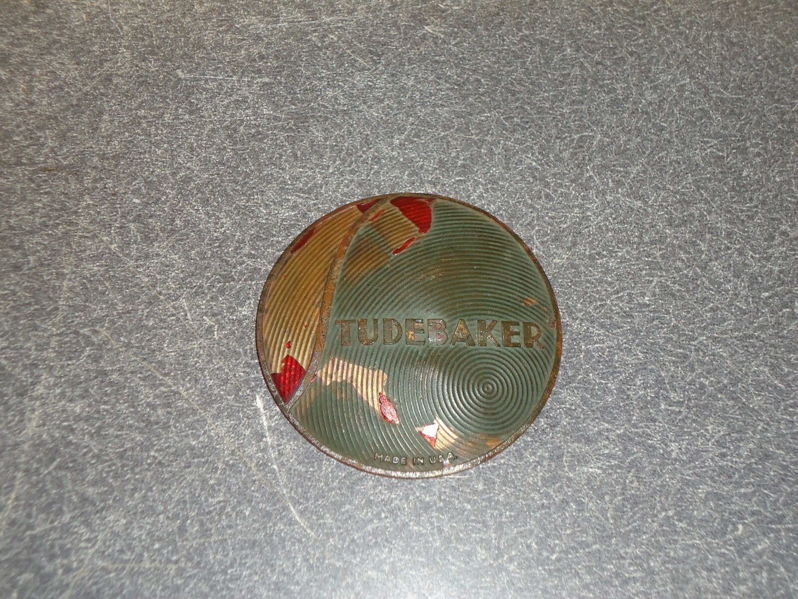 Oem 1936 1937 1938 Studebaker Radiator Grill Grille Emblem 2-3/4" O.D ...