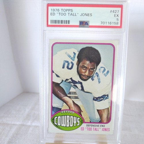 1976 Topps - #427 Ed "Too Tall" Jones, Ed "Too Tall" Jones (RC) | eBay