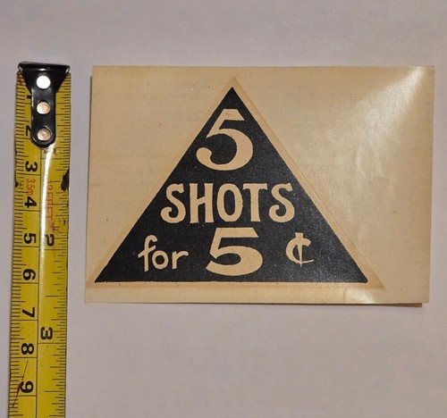 5 Shots For 5 Cent Hunter Ball Gum Penny Shooting Arcade Waterslide ...