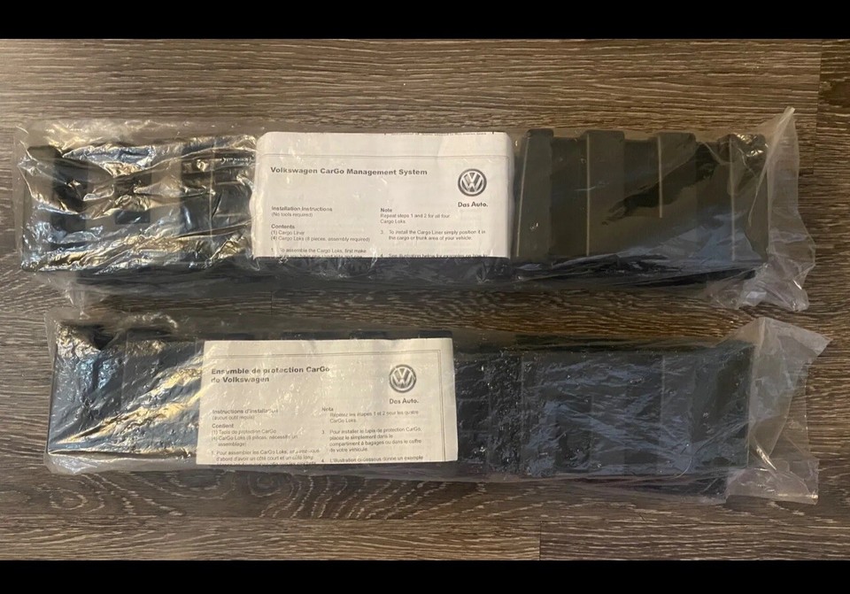 NEW-GENUINE Volkswagen CarGo Organizing Management System Trunk-8 ...