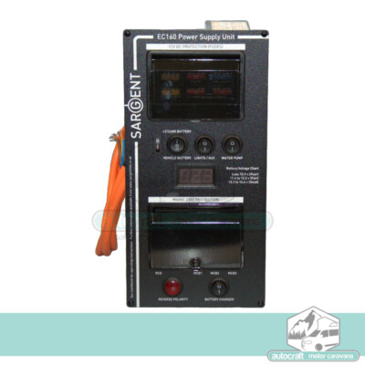 SARGENT EC160 POWER MANAGEMENT SYSTEM BLACK VERTICAL - CAMPERVAN ...