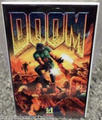 Doom 3DO MAGNET 2" x 3" Fridge Locker Game Box NES SNES Nintendo FREE ...