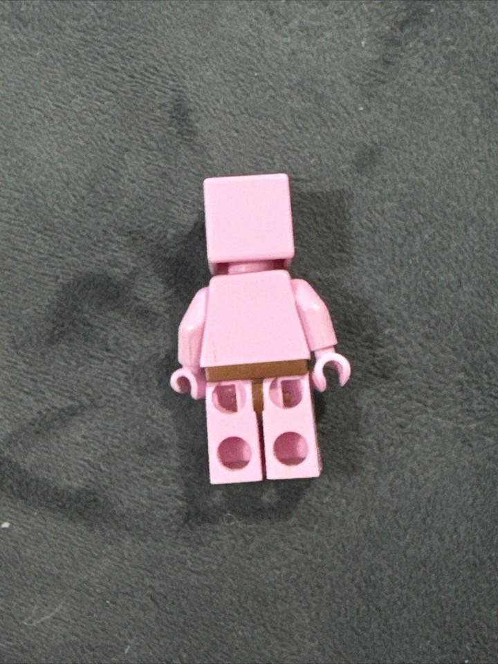 LEGO PINK PIG MINECRAFT MINIFIGURE GAME CHARACTER Zombie Pigman 21139 ...