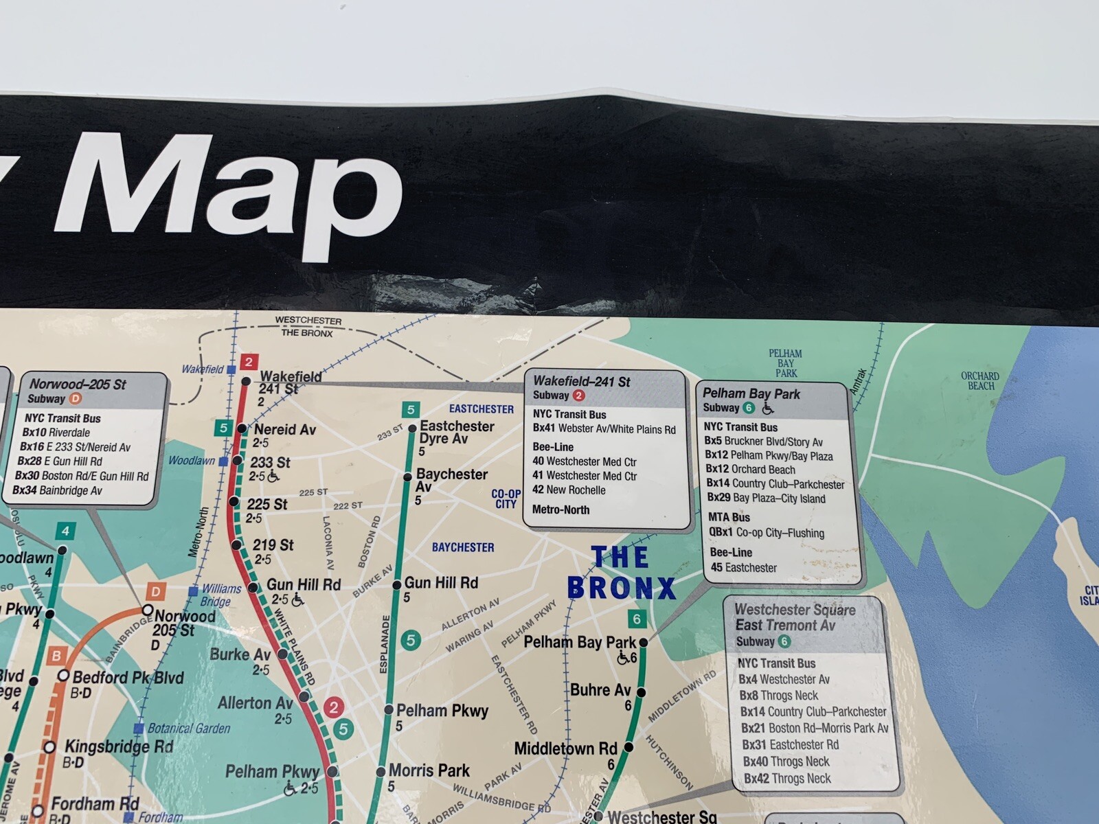 Large NYC Subway Map NYCT MTA Station Poster 46x58 May 2008 | eBay