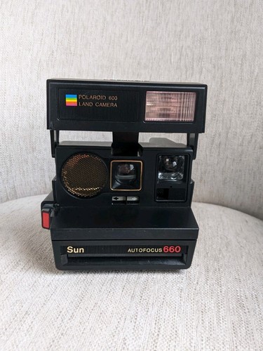 Polaroid Sun 660 Autofocus Camera w/ Strap **Untested** | eBay