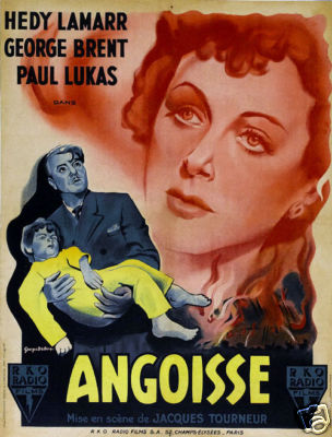 Experiment perilous Hedy Lamarr vintage movie poster | eBay