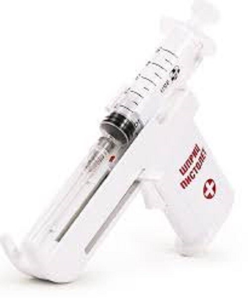 Refillable Auto Self-administered injector gun for syringes 5ml less ...