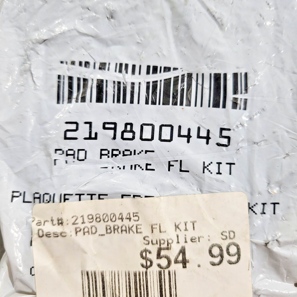 OEM Can-Am BRP '19-'25 Ryker 600/900 LH Front Brake Pad KIT - 219800445 ...