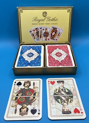 Vintage Royal Gothic Playing Cards By Waddingtons Playing Card Company ...