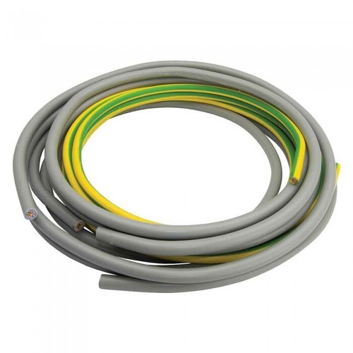 Set of Brown and Blue Double Insulated Meter Tails & Earth 10mm 16mm ...