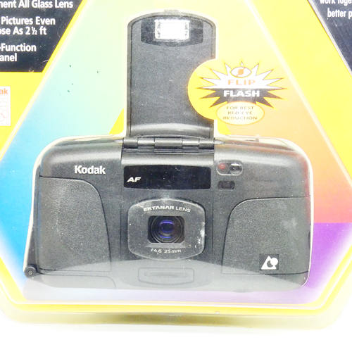 Vintage NOS Kodak Advantix 3300AF 25mm Black Film Camera w/ Built In ...