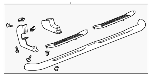 GM OEM 17-19 Sierra 2500 HD Cab Running Board-Step Bar Assy 84106514 | eBay