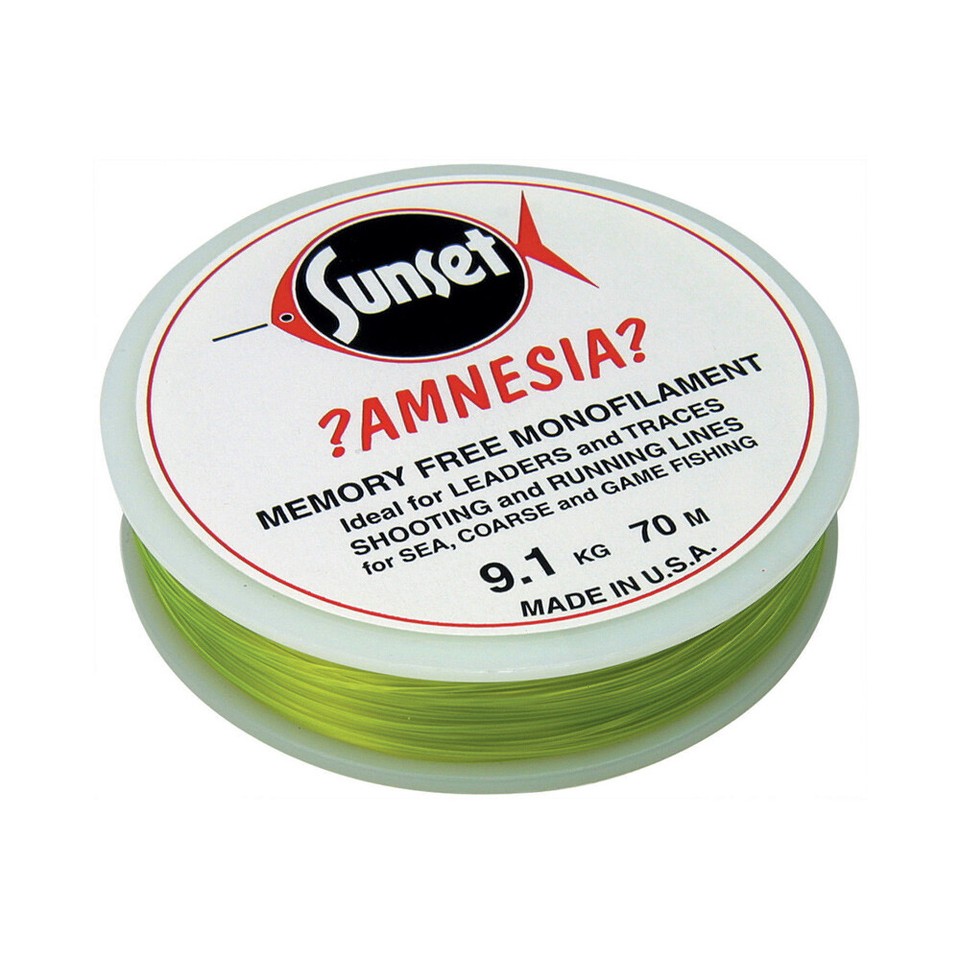 Sunset Amnesia Memory Free Monofilament - Sea Cod Carp Lure Leader ...