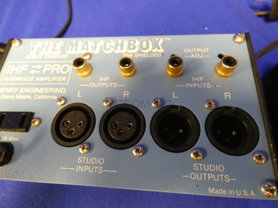 Henry Engineering The Matchbox IHF to Pro Interface Amplifier Qty 2 | eBay
