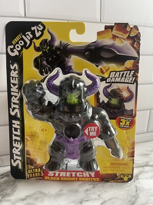 Goo Jit Zu Stretch Strikers Black Knight Orbitox Ultra Rare Hero Pack ...