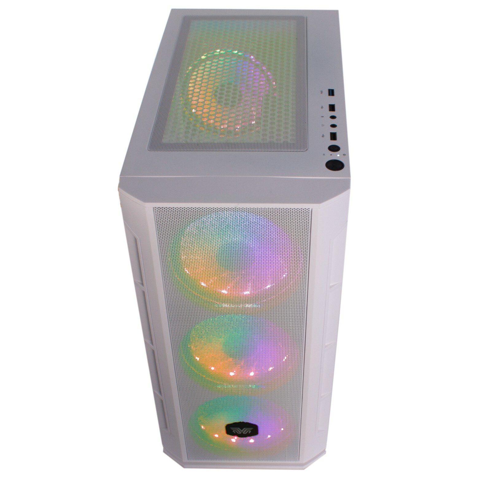 Gaming PC White Computer i5 Quad Core 8GB 256GB SSD 1TB HDD Windows 10 ...