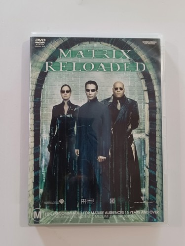 The Matrix Reloaded DVD Region 4 VGC Keanu Reeves Sci-Fi Action Free ...