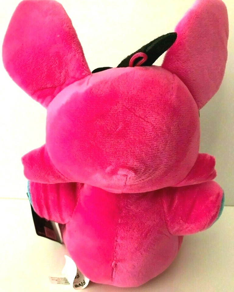 XLARGE 16" FNAF FOXY PINK BLACKLIGHT NEON. LICENSED PLUSH. NEW. SOFT ...