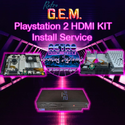 Playstation 2 Retro GEM HDMI Kit Install Service | eBay