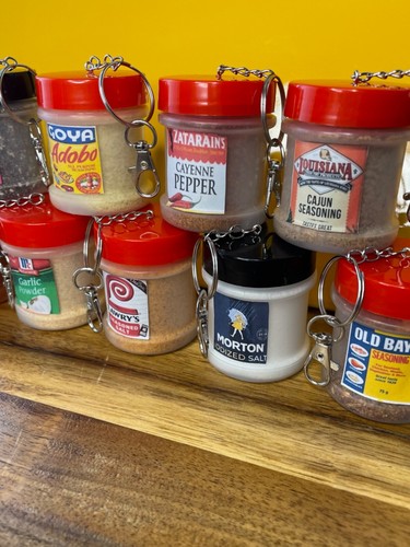 Mini Keychain Seasonings Travel Size Food Lovers Seasonings 53 To ...