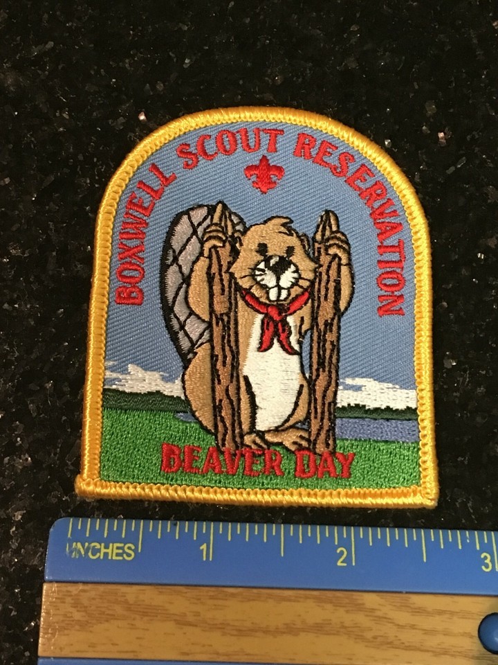 Boy Scouts Patch Beaver Day BOXWELL RESERVATION BSA MTC MIDDLE ...