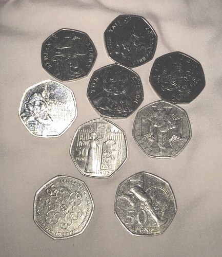 9 Rare and Collectable 50ps | eBay UK