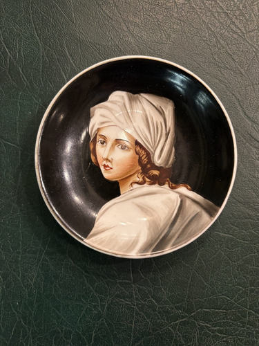 Vintage Richard Ginori Italy Hand Painted Portrait 4" Plate B Genir | eBay