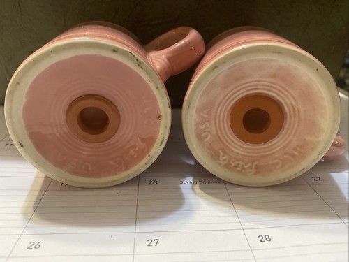 Fiestaware USA HLC Fiesta ROSE Rangetop salt and pepper shakers Range ...