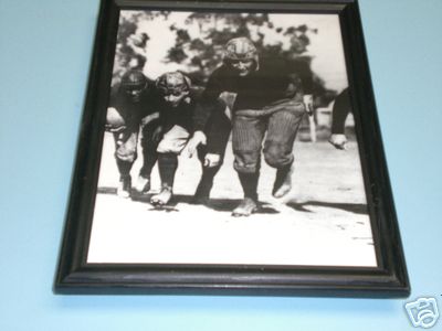 1920's AKRON PROS BACKFIELD FRAMED B&W PRINT | eBay